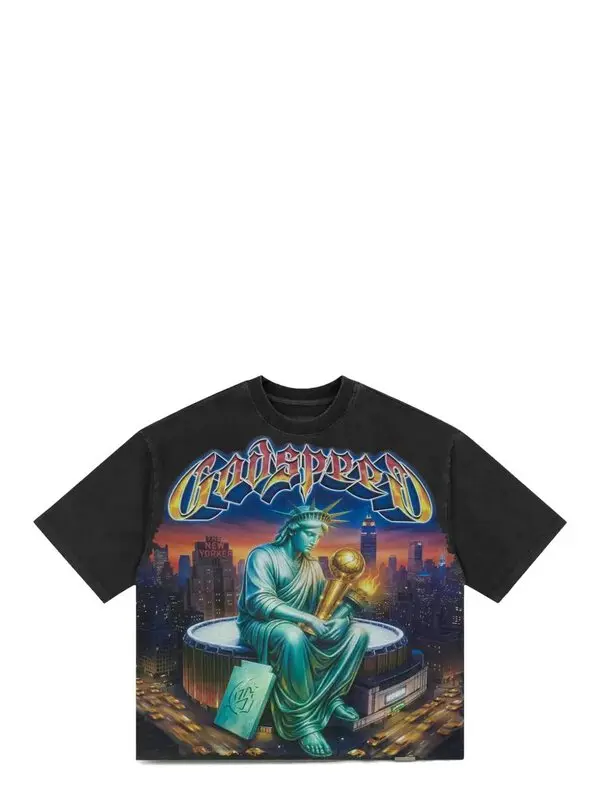 GODSPEED Graphic-print T-shirt - Black