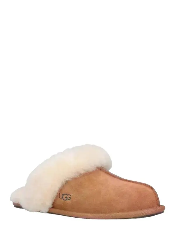 UGG Scuffette Ii Shearling-trim Suede Slippers - Brown