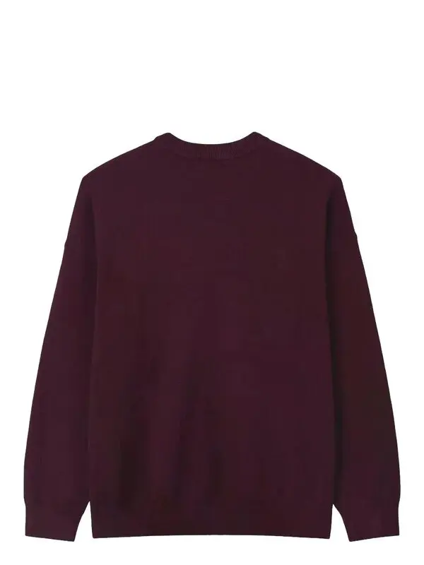 CHOCOOLATE Logo-embroidered Crew-neck Sweater - Red