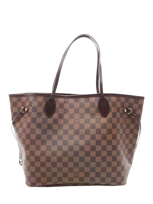 LOUIS VUITTON 2013 Damier Ebene Neverfull Mm Tote Bag - Brown
