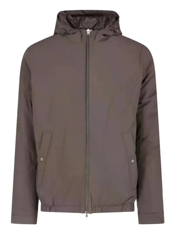 Herno Hooded Padded Jacket - Brown