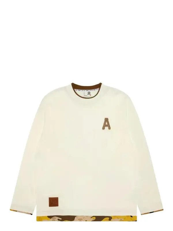 AAPE BY *A BATHING APE Long-sleeve T-shirt - Neutrals