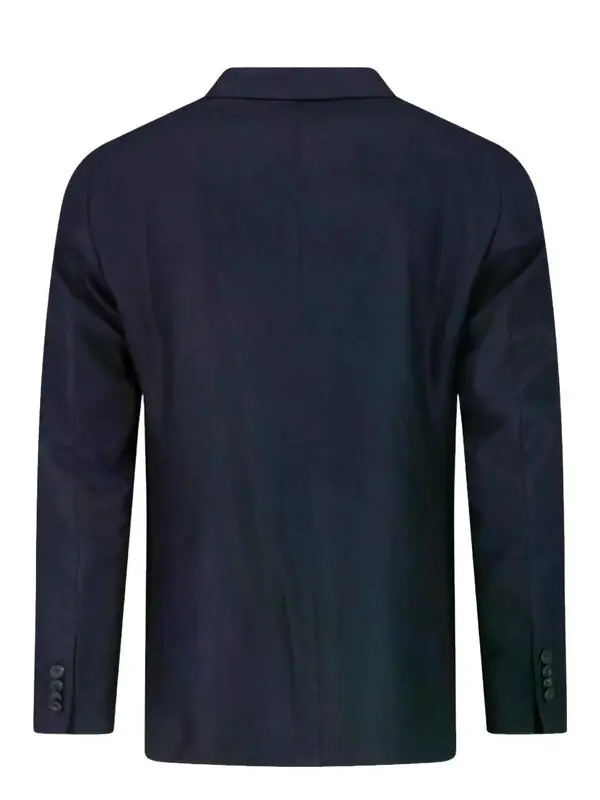Tagliatore Notched-lapel Single-breasted Jacket - Blue