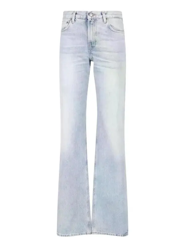 HAIKURE Star Faded-effect Flared-leg Jeans - Blue