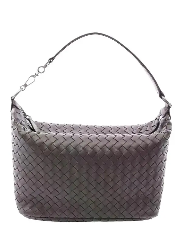 Bottega Veneta 2000-2026 Intrecciato Shoulder Bag - Brown