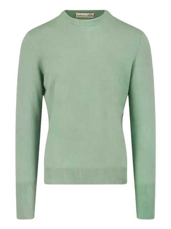 BALLANTYNE Fine-knit Cashmere Sweater - Green