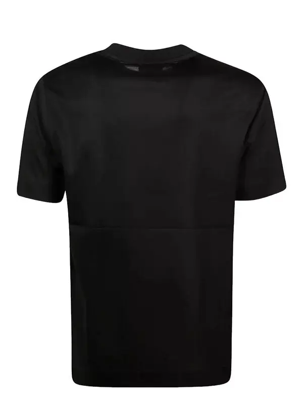 Emporio Armani Logo-plaque Short-sleeve T-shirt - Black