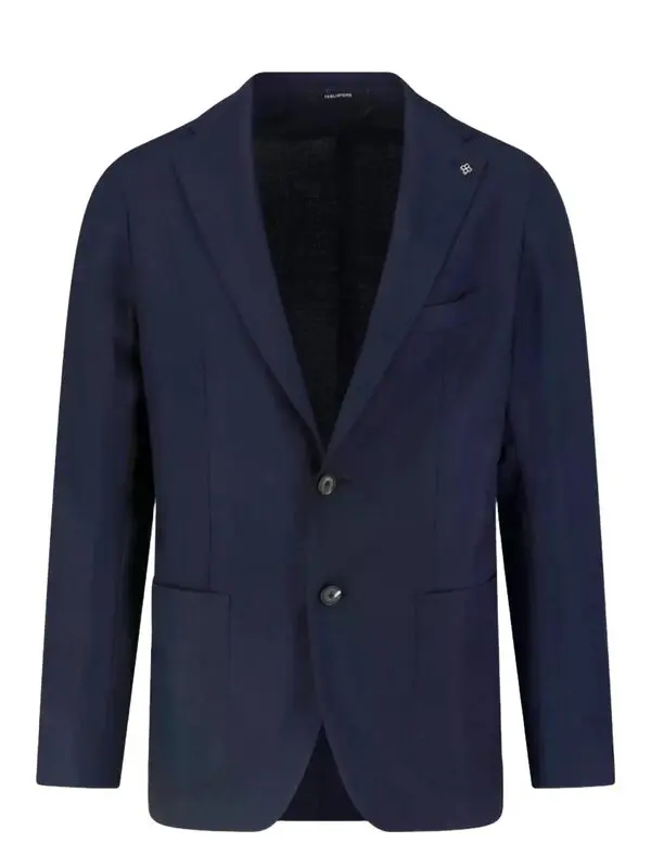 Tagliatore Single-breasted Blazer - Blue