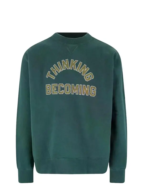 Sacai Graphic-print Sweatshirt - Green