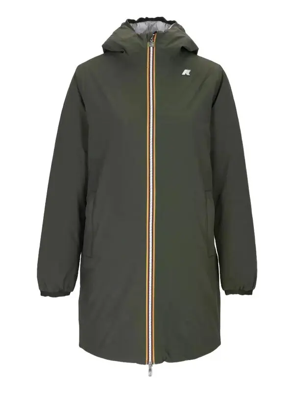 K-WAY Reversible Hooded Coat - Green