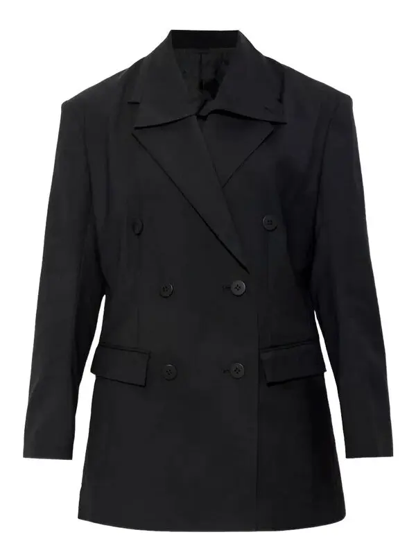 Issey Miyake Double-breasted Blazer - Black