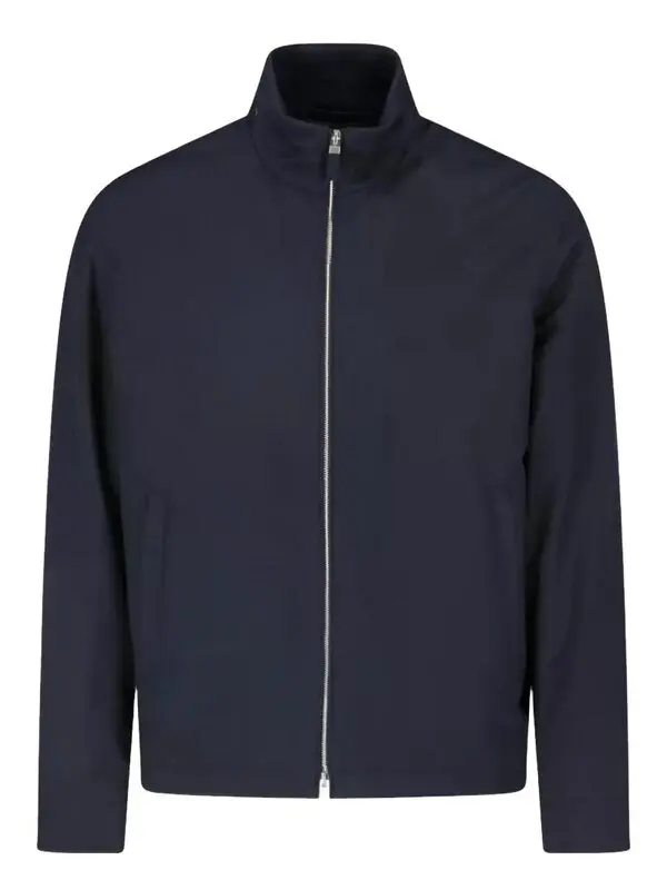 Zegna Motorin Zip-up Jacket - Blue