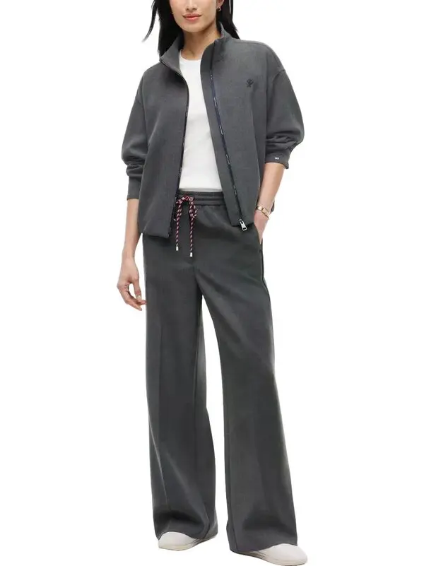 Tommy Hilfiger Drawstring Wide-leg Trousers - Grey
