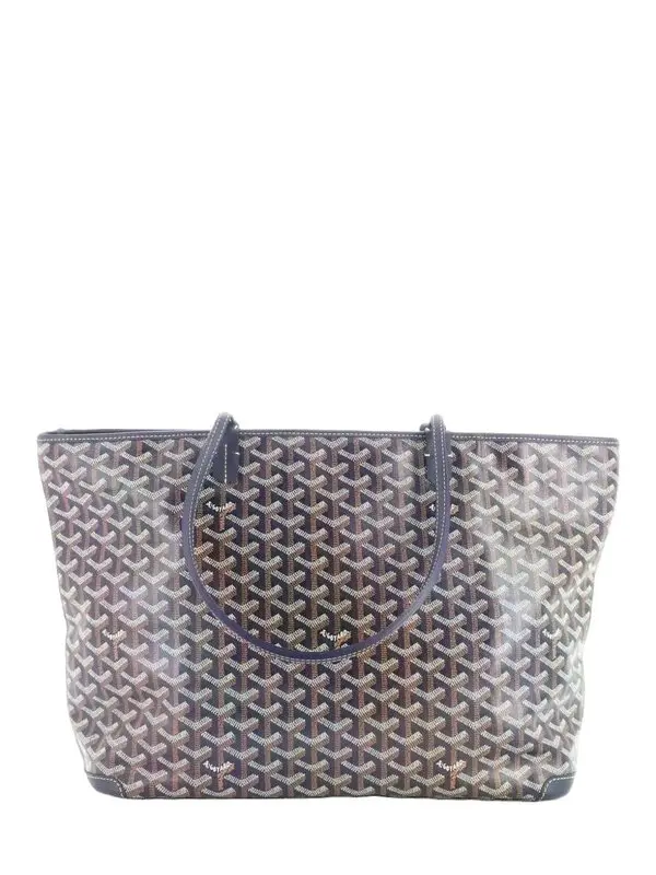 Goyard Artois Tote Coated Canvas Mm Shoulder Bag - Blue
