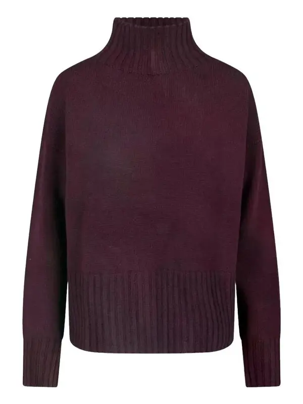 DRUMOHR Merino Wool High-neck Sweater - Red