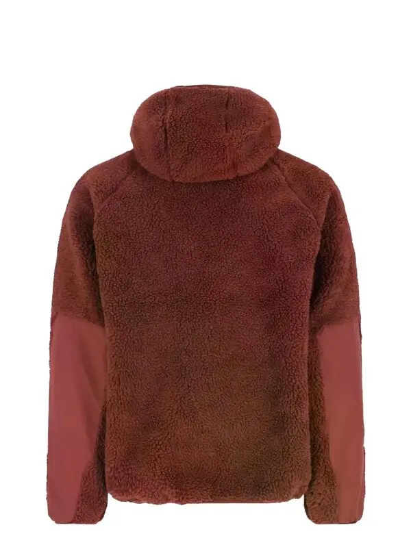 Dickies Fleece-texture Zip-up Hoodie - Red