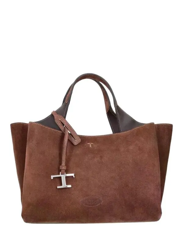 TOD'S Bag In Suede Mini - Brown