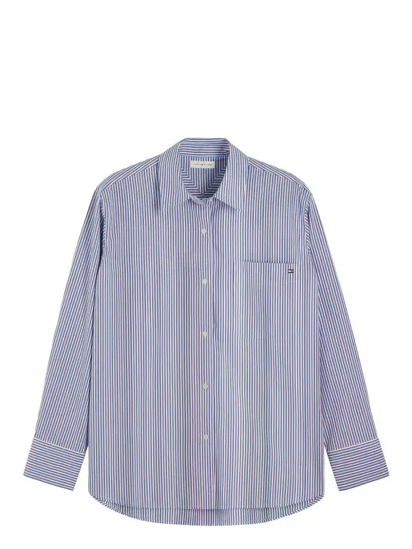 Tommy Hilfiger Vertical-stripe Shirt - Blue