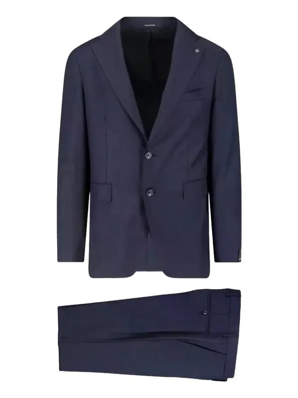 Tagliatore Virgin Wool Suit - Blue