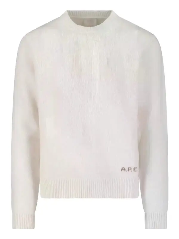 A.p.c. Loose Wool Sweater - Neutrals