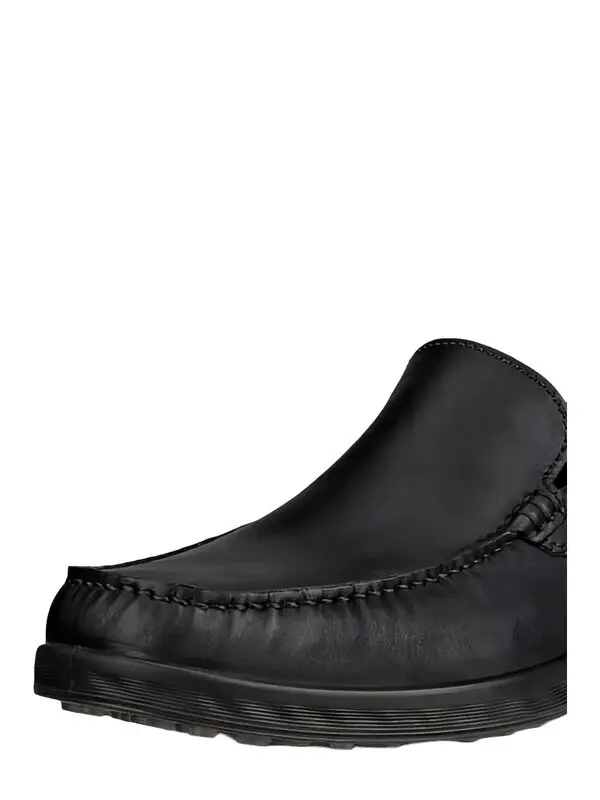 Ecco Stitched Loafers - Black