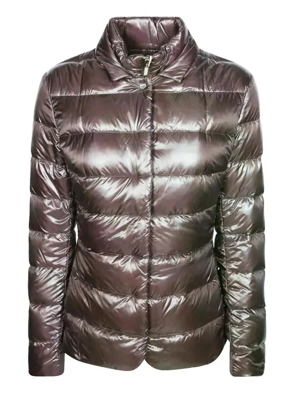 Herno Quilted Down Coat - Brown