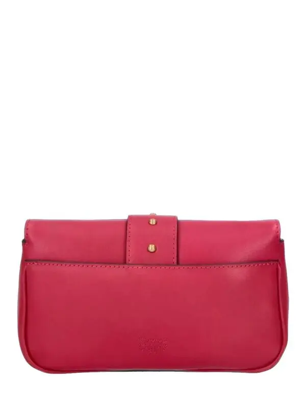 Pinko Small Love Bag Leather Shoulder Bag - Red