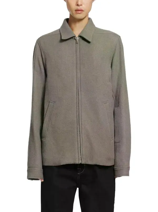 Rick Owens Brad Zip-up Jacket - Grey