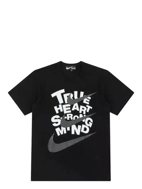 Comme Des Garçons X Nike Graphic-print T-shirt - Black
