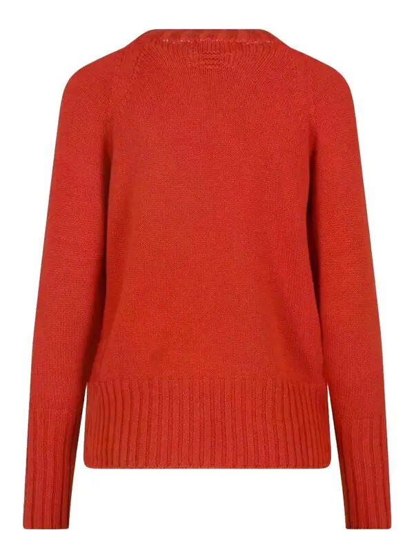 DRUMOHR Raglan-sleeve Cable-knit Sweater - Orange
