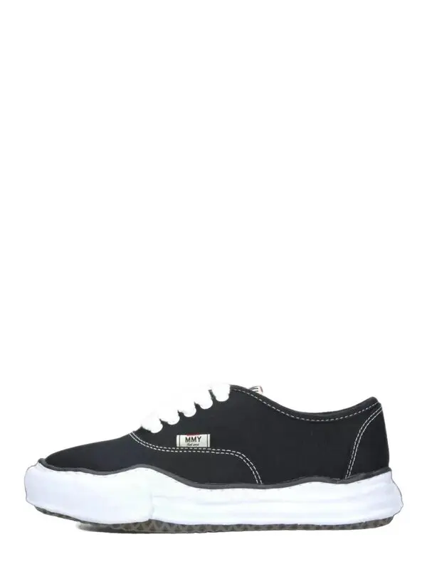 Mihara Yasuhiro Baker Og Sole Canvas Low-top Sneakers - Black
