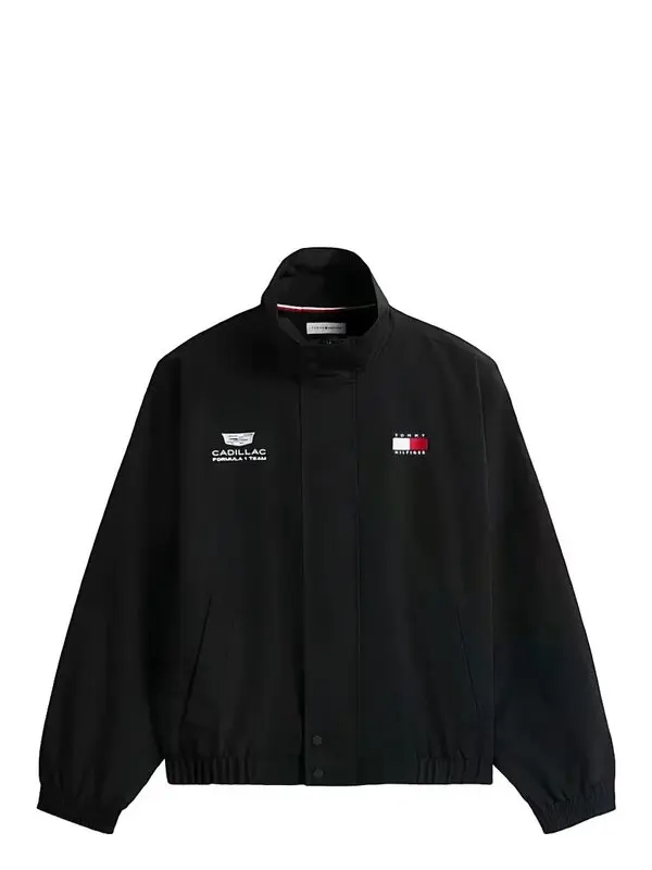 Tommy Hilfiger X Cadillac Formula 1® Logo-embroidered Jacket - Black