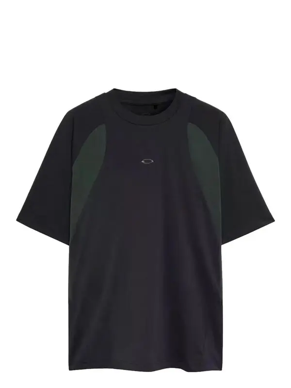 Oakley Logo-print Panelled T-shirt - Black