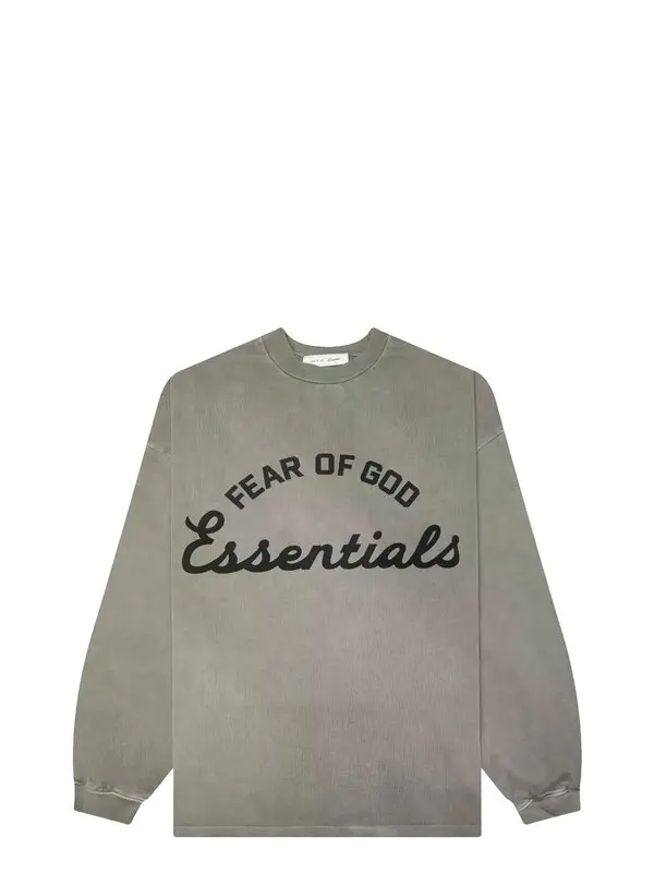Fear Of God Essentials Logo-print Sweatshirt - Grey