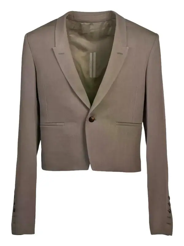 Rick Owens Alice Buckle-detail Jacket - Grey