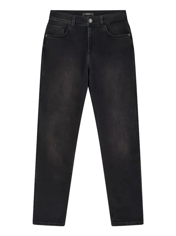 Boggi Milano Jeans In Stretch Denim - Black