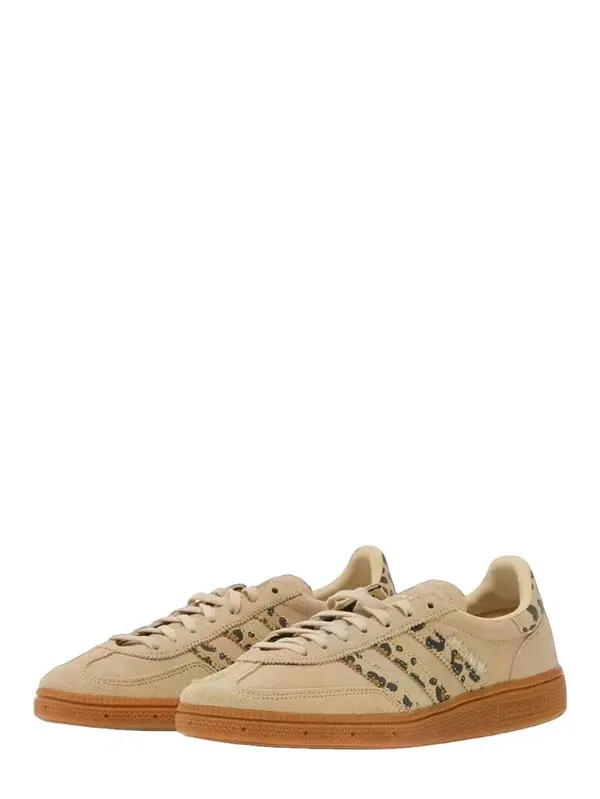 Adidas Handball Spezial Leopard-print Sneakers - Neutrals