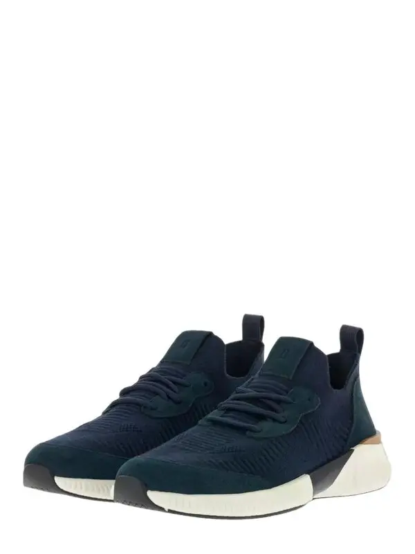 Boggi Milano Willow Trainers In Wool Blend - Blue