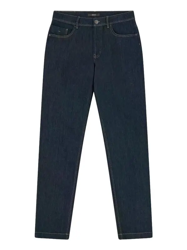 Boggi Milano Jeans In Dark Denim - Blue