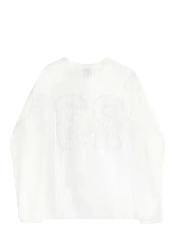 JORDAN Waffle-knit Number-print T-shirt - White