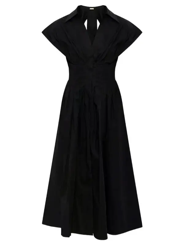 Cult Gaia Pixie Pleated Dress - Black