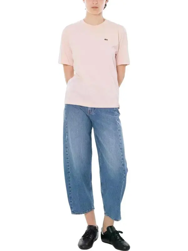 Lacoste Logo-patch Short-sleeve T-shirt - Pink