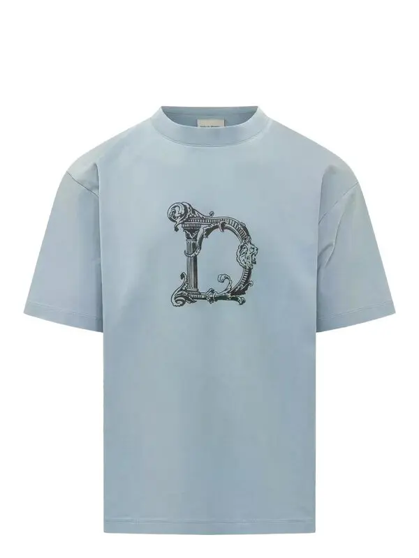 Drole De Monsieur Graphic-print T-shirt - Blue