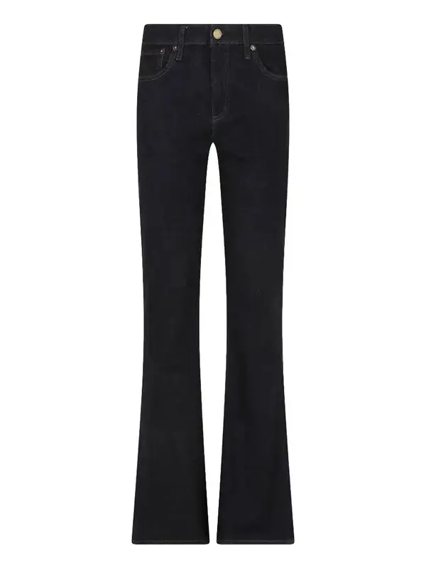 Rag & Bone Kinsley Low-rise Bootcut Jeans - Blue