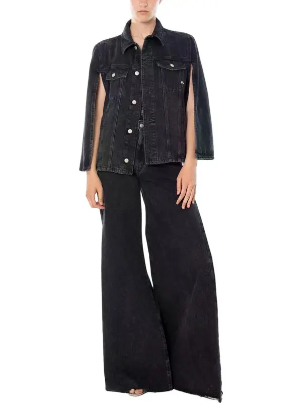 CYCLE Candy Denim Cape - Black
