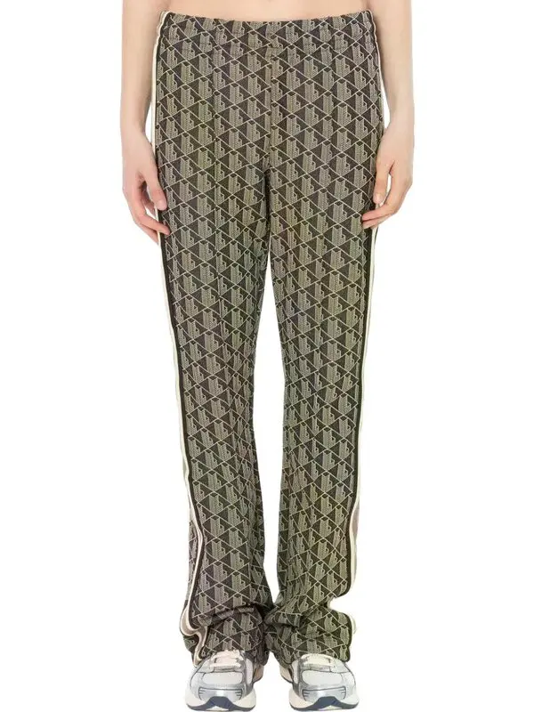 Lacoste Monogram Logo-patch Track Pants - Black