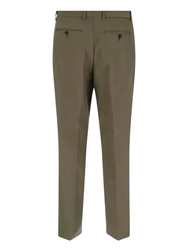 BE ABLE Pleated-front Tailored Trousers - Brown