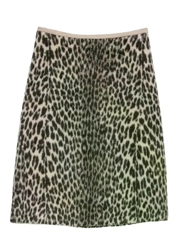 Max Mara Trionfo Leopard-print Midi Skirt - Neutrals