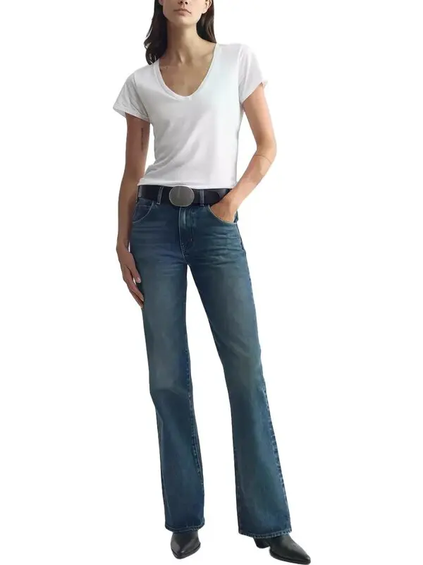 NILI LOTAN Roxane Bootcut Jeans - Blue