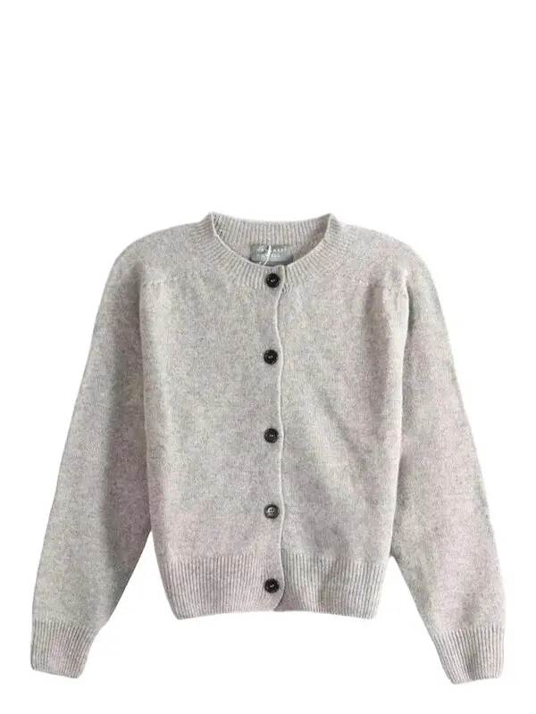 MARGARET HOWELL Button-up Knitted Cardigan - Grey